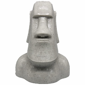 Reprapper Tangle Free Gray PVB Filament for 3D Printer & 3D Pen - Print Like PLA Filament 1.75mm Easy Smoothable Post Polishing with IPA Alcohol Smooth Finish Work Gray 1 kg (2.2 lbs).