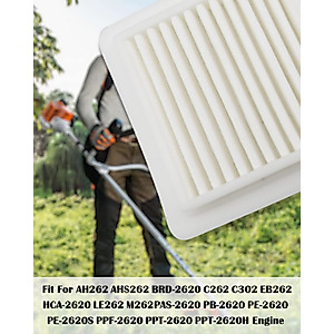 EMIHO Air Filter Replace A226002030 Fit for Echo Shindaiwa A226002030 A226002040 Pre Filter Fits for SRM-2620 Pro Extreme AH262 BRD-2620 C302 PAS-2620 SRM-3020 T302X Lawn Mower Parts, 4 Pack