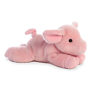 Aurora® Adorable Mini Flopsie™ Pickles Piglet™ Stuffed Animal - Playful Ease - Timeless Companions - Pink 8 Inches