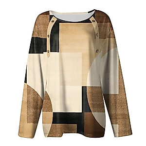 Womens Clothes Fall Sweaters for Women 2023 Fashion Hoodies & Sweatshirts Thermal Long Sleeve Women Tops To Wear with Leggings Dressy Tops Fall Long Sleeve Shirts for Women（5-Yellow,X-Large）