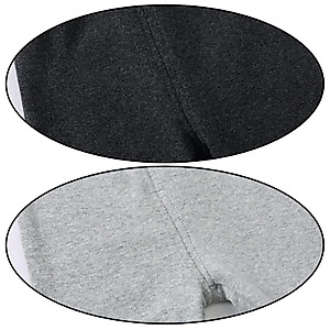 HahaNice Baby Footed Pants Cotton Newborn Leggings Dark & Light Grey 2-Pack 0-3 Months