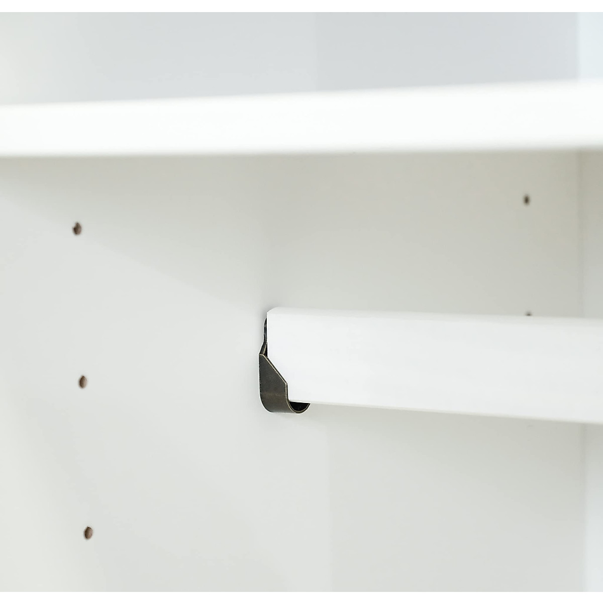 Palace Imports 100% Solid Wood Grand Wardrobe Armoire w/Lock, White, 4 Small Shelves, 1 Clothing Rod, 2 Drawers, 45.8" w x 72" h x 20.75" d, Renewable Eco-Friendly Wood, Made in Brazil