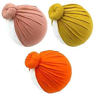 Baby Hats Newborn Baby Turban Baby Girls Hospital Hat Infant Toddler Kid Hat Big Hair Bow Top Knot Head Wrap