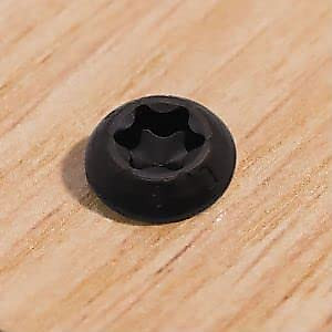 Glvaner M6-1.0 x 30mm (25 pcs) Button Head Torx Drive Machine Screws, 10.9 Grade Alloy Steel, Black Oxide Finish, Full Thread Coverage