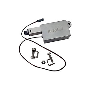 ActoCat Micro Linear Actuator 2" Stroke Mini Size - 22Lbs Force - 12V DC Power with Mounting Brackets, for Window Opener, Robotics, Home Automation