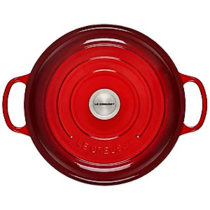 Le Creuset Enameled Cast Iron Signature Braiser, 3.5 qt., Cerise