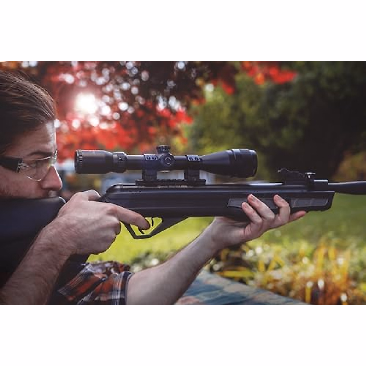 Crosman Magfire Ultra CMU7SXS .177-Caliber Auto-Load NP Break Barrel Air Rifle And Scope