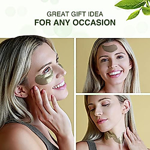 COBOR Under Eye Patches (60 Pcs), Hydrolyzed Collagen Under Eye Masks for Dark Circles and Puffiness with Seaweed and Tea Tree Extract, Eye Pads for Anti Wrinkle, Eye Bags, Moisturizing