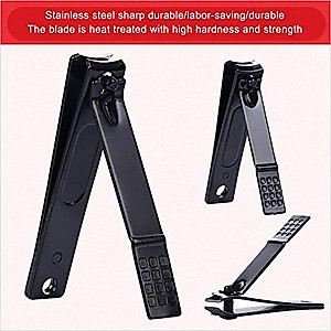 AKEROU Manicure Set Manicure & Pedicure Kits-Professional and Luxury 8 In 1 Nail Clippers Pedicure and Grooming Kit for mens (8PCS)