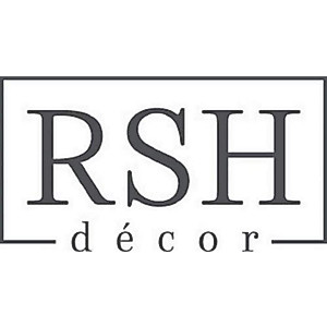 RSH Décor Indoor Outdoor Patio Furniture Set of 2 Tufted Bistro Round Chair Seat Cushion Pads with Ties ~ Available in 4 Sizes & Various Fabrics - 16" Gregoire Fresco Blue red Yellow Pink Floral