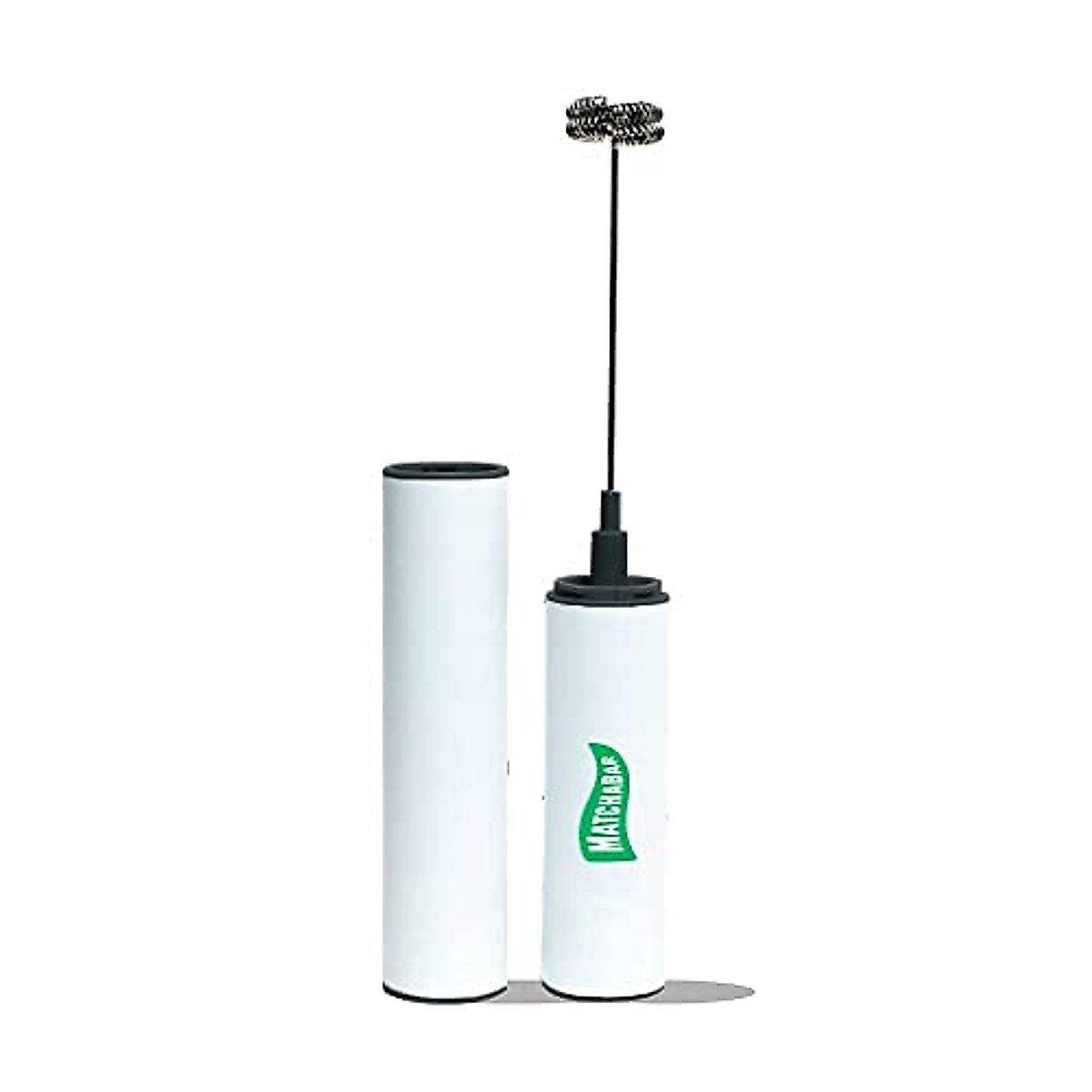 MATCHABAR Electric Matcha Whisk and Milk Frother | Handheld Matcha Green Tea Mixer and Blender | USB Rechargeable, Dual Speed, Stainless Steel | Powerful Whisk for Matcha Lattes, Coffee & Other Drinks