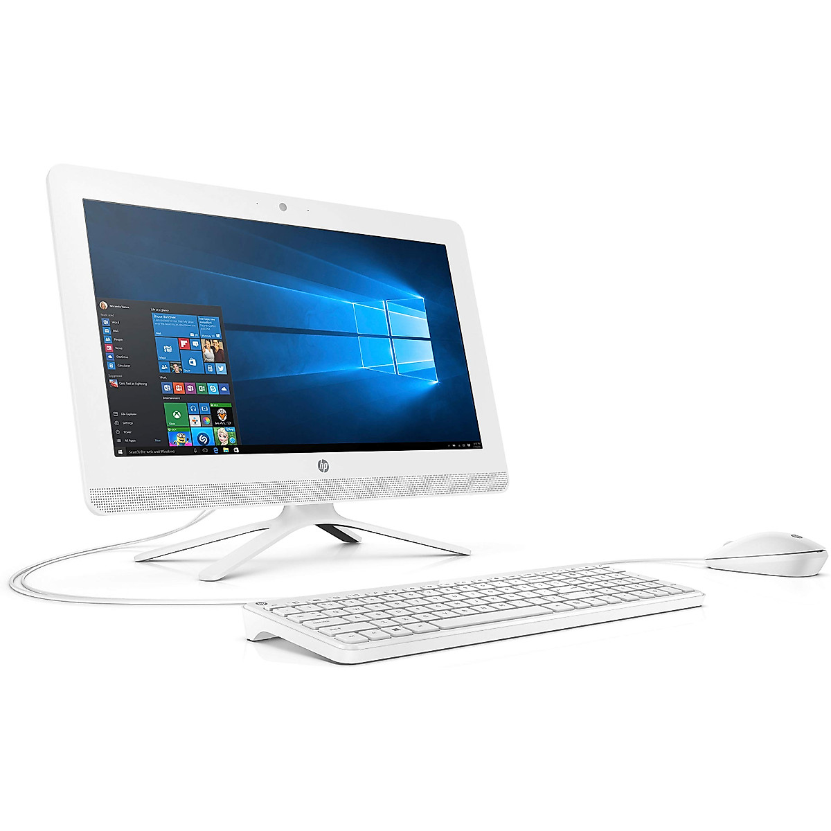 HP 20-c434 AIO - 19.5" HD+ - AMD A4-9125 - 4GB Memory - 1TB Hard Drive - White