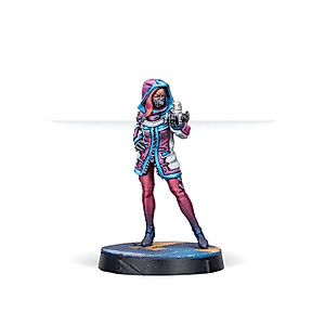 Infinity Miniatures - CodeOne: Dire Foes Mission Pack Delta: Obsidian Head - Unpainted Miniature by Corvus Belli – Compatible with Infinity and Other Tabletop RPG TTRPG