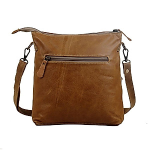 Myra Bag Dynamic Leopard Print female Cowhide Bag Upcycled Cowhide & Leather S-2836