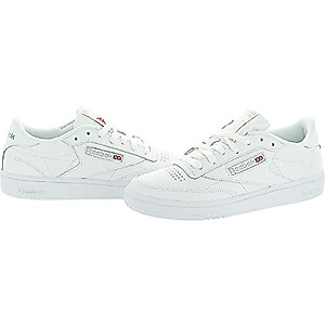 Reebok Women's Club C 85 Sneaker, White/Light Grey, 9