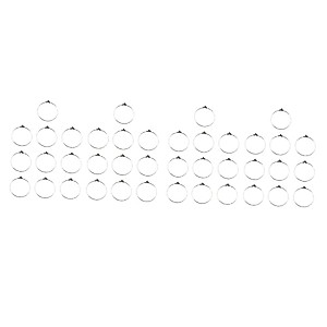 40 Pcs DIY Jewelry Making Supplies Ear Clips Accessories DIY Earring Hook Copper Earrings Accessories DIY Ear Jewelry