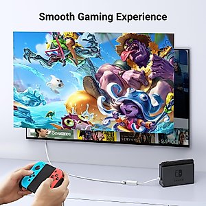 UGREEN Ethernet Adapter USB to 10 100 Mbps Network Adapter RJ45 Wired LAN Adapter for Laptop PC Compatible with Nintendo Switch Wii Wii U MacBook Chromebook Surface Windows macOS Linux White