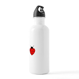 CafePress LADY BUG HEART Water Bottle 1.0L (34 oz) Stainless Steel Water Bottle