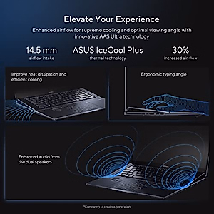 ASUS Zenbook Pro 16X OLED 16" 4K OLED 16:10 Touch Display, Dial, Intel i7-12700H CPU, GeForce RTX 3060 Graphics, 16GB RAM, 1TB SSD, Windows 11 Home, Tech Black, UX7602ZM-DB74T