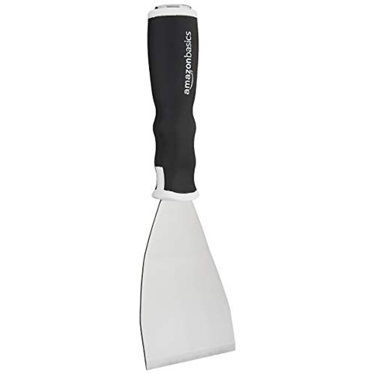 Amazon Basics Soft Grip, Heavy Duty, Bent Scraper with Pole Socket & Hammer End, 3"