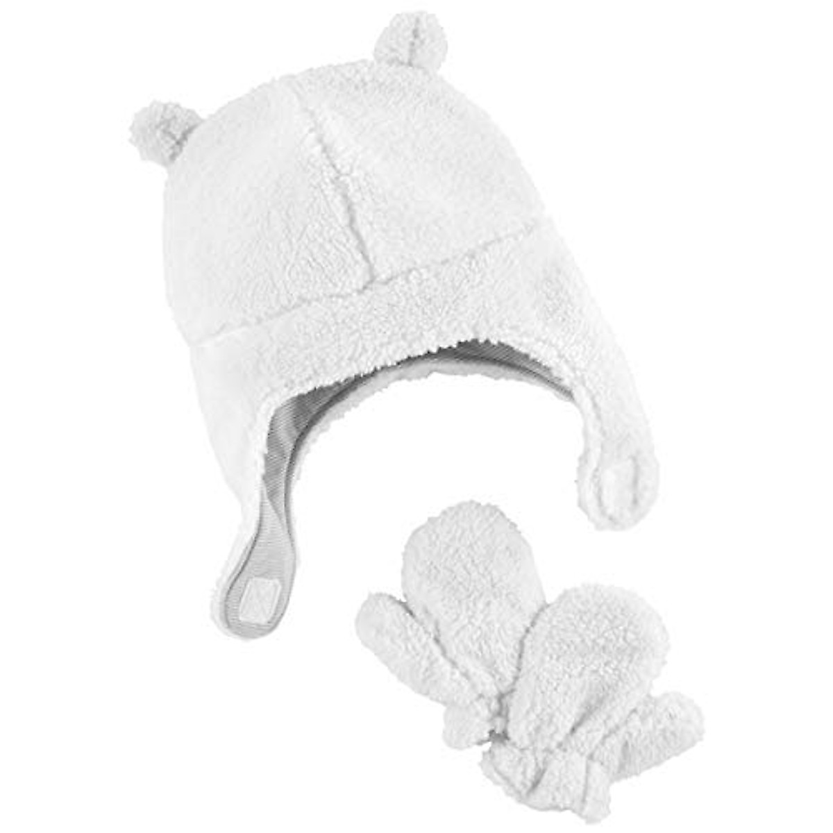 Simple Joys by Carter's Baby Hat and Mitten Set, Ivory, 12-24 Months