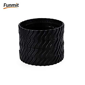 Funmit 4 Pack R0526100 Track (Upgraded Version) Pool Cleaner Wheel Tire Compatible with Zodiac Baracuda MX8 / MX6 Elite In-Ground Pool Cleaner- Made of Heavy-Duty Rubber, Increases Part Life by 50%