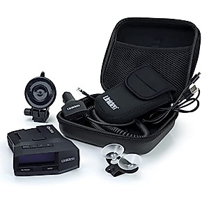 UNIDEN R8 Extreme Long-Range Radar/Laser Detector, Dual-Antennas Front & Rear Detection w/Directional Arrows, Built-in GPS w/Real-Time Alerts, Voice Alerts, Red Light Camera and Speed Camera Alerts