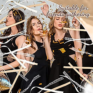 150 Pcs Lace Ribbon Stick Wands Wedding Wand Streamers with Bell Silk Ribbon Fairy Wand Wedding Send Off Streamer for Wedding Party Favors Baby Shower Holiday Celebration (Champagne, Beige)