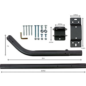 Channel Master Universal Antenna - Sturdy Steel Adjustable Mount for Secure TV Antenna Installation, 1.5" Pole Diameter, Extends from 24"- 44", Weather-Resistant, 7" Wall Clearance