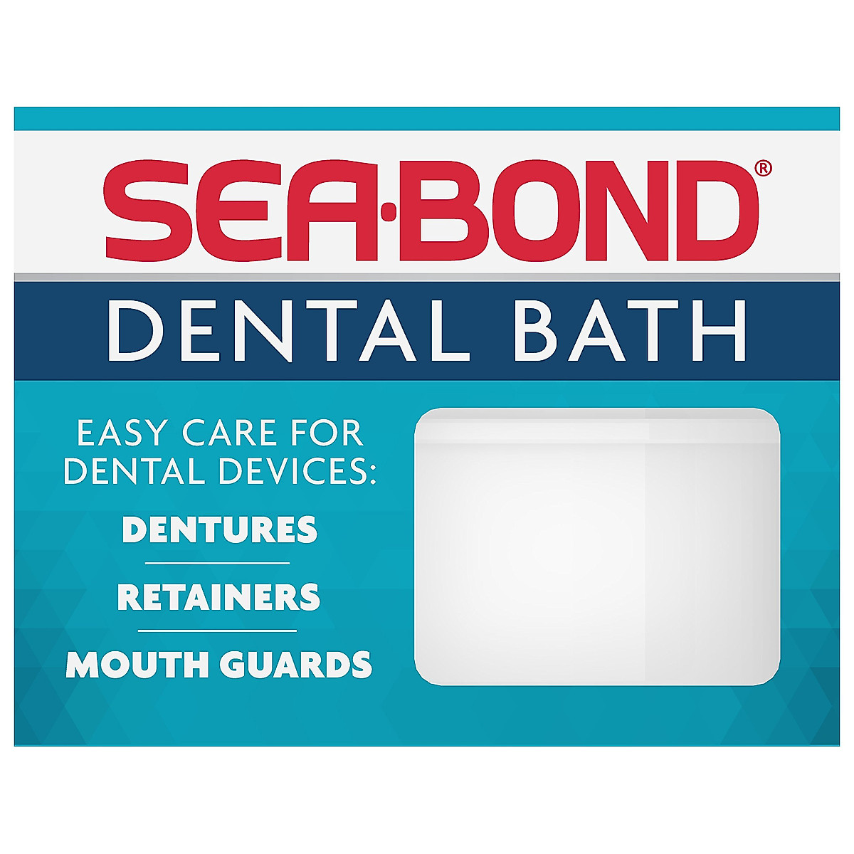 Sea Bond Denture Bath, Colors May Vary