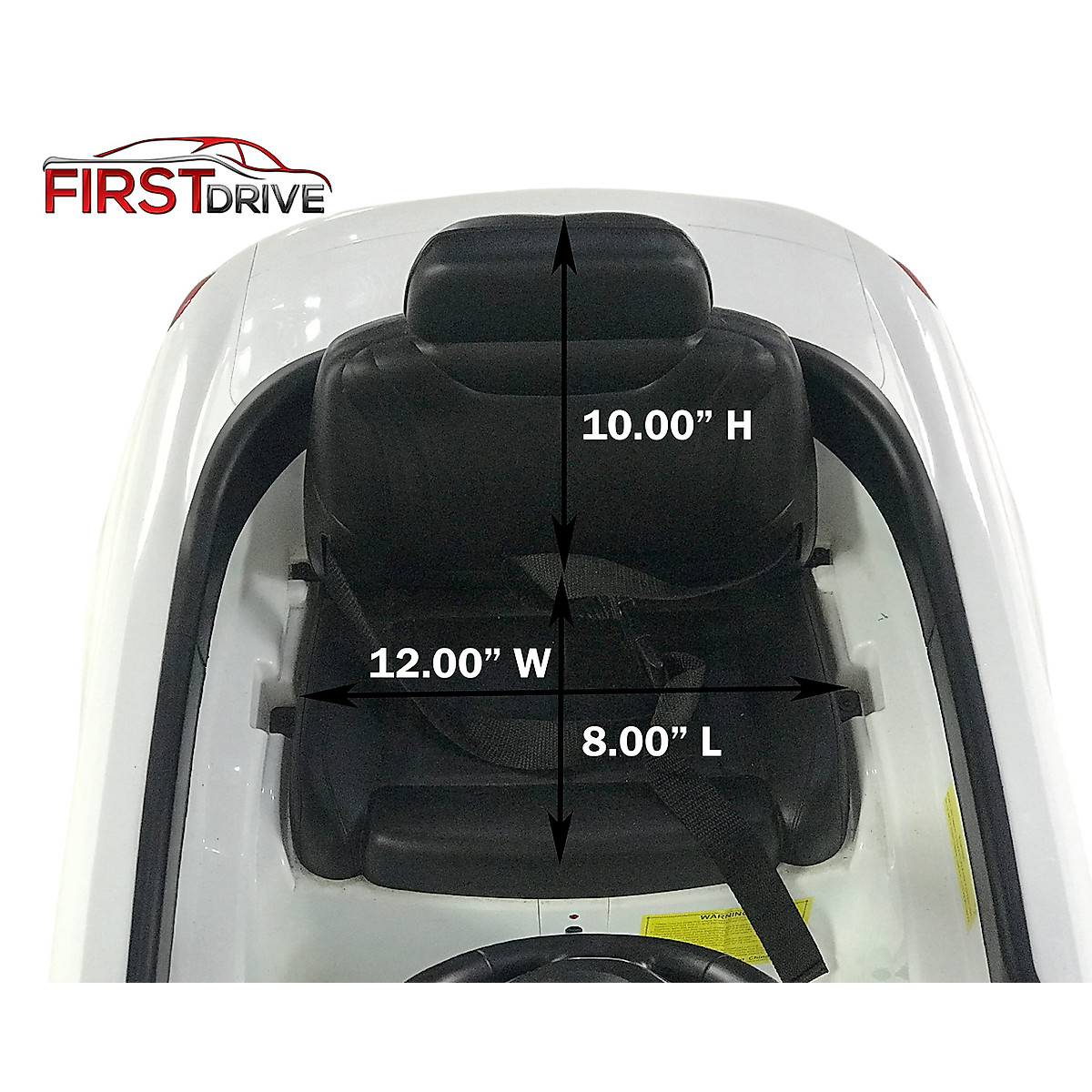 BMW 4-Series - First Drive - 12v Kids Cars - Dual Motor Electric Power Ride On Car with Remote, MP3, Aux Cord, Led Headlights, and Premium Wheels(White)