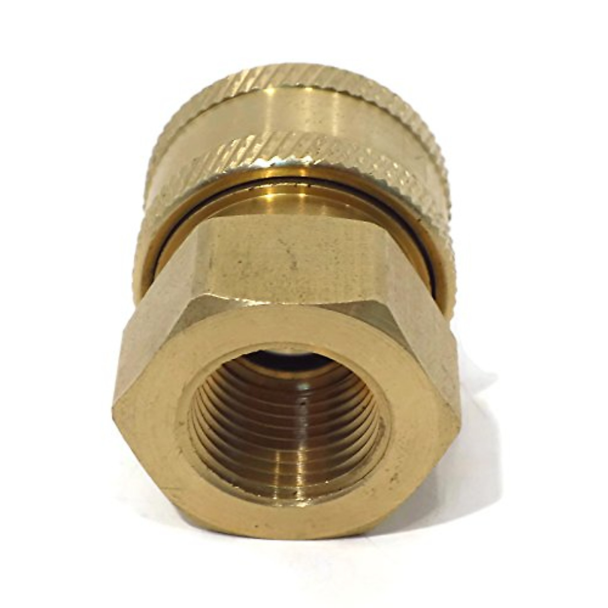 MTM Brass Pressure Washer Garden Hose Adapter (w/Spring & Filter) & Quick Connect Coupler