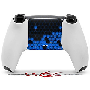 WraptorSkinz Skin Wrap compatible with Sony PS5 DualSense Controller HEX Blue (CONTROLLER NOT INCLUDED)