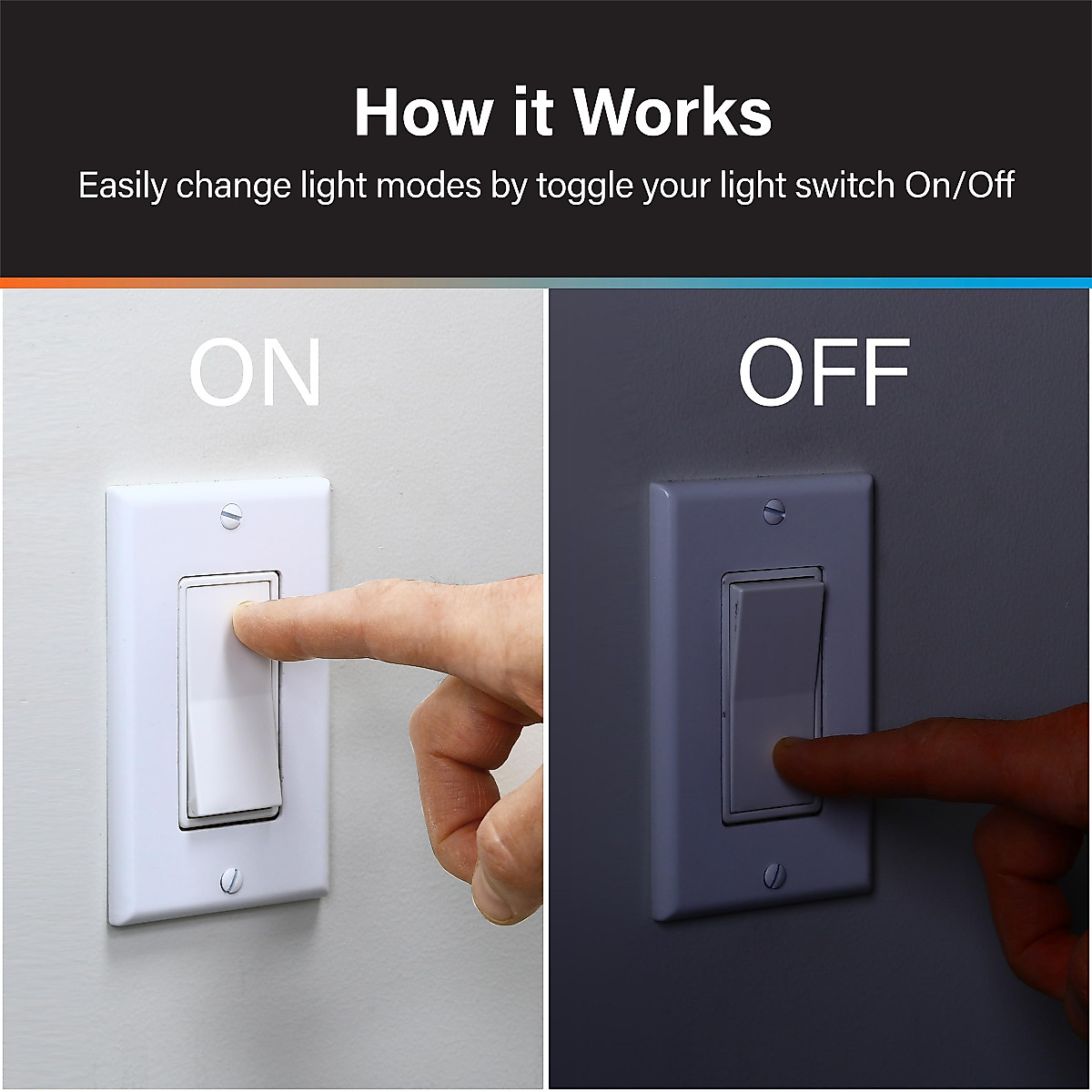 Feit Electric BR30 LED Light Bulb, 65W Equivalent, Dimmable, Color Selectable 6-Way, E26 Medium Base, 90 CRI, 650 Lumens, Damp Rated Recessed Lighting Bulb, 22-Year Lifetime, BR30DM/6WYCA/2, 2 Pack