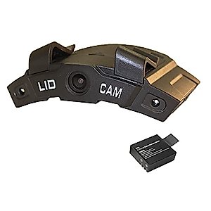 LIDCAM+ LC-WF-BZ Hands Free Hat Mounted Digital Action Camera, 1080P HD Wi-Fi with Full Audio and 1X to 4X Zoom, Black