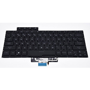 Replacement Keyboard for ASUS ROG Zephyrus G14 GA401 GA401I GA401IV GA401Q GA401QM GA401U Series Laptop, Zephyrus G14 Replacement Keyboad wih Backlit US Layout 8037B0169701