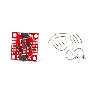 SparkFun 9DoF IMU Breakout w/Qwiic Cable Kit Bundle-ICM-20948 Low Power I2C & SPI Enabled 9 axis Motion Tracking Logic Shifter GPIO pins Digital Motion Processor Accelerometer Gyroscope Magnetometer