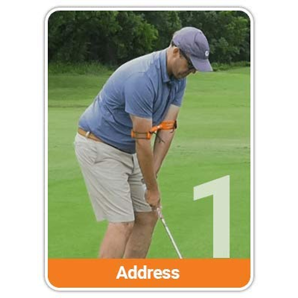 LC-1 Golf Swing Training Aid- Linear Compression Golf Practice & Golf Training Aid- Swing Trainer for Men & Women –Ingrain Proper Swing Mechanics Fast