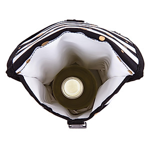 PackIt Freezable Wine Bag, Celebration Dot, Built with EcoFreeze Technology, Foldable, Reusable, Shoulder Strap with Buckle Closure, Perfect for Adults and Drinks On-the-Go