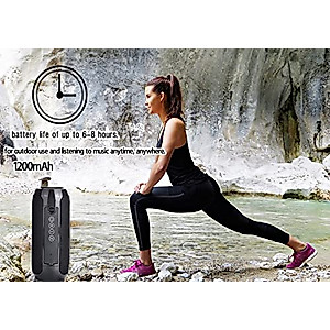 CZRXLLGD Portable Wireless Bluetooth Speakers,Outdoor Sports Speakers with Bluetooth 5.0,IPX5 Waterproof,3D Stereo,8 Hours Playback time,with HD Sound for Pool, Beach, Bike, Travel