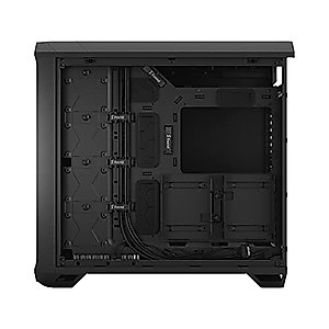 Fractal Design Torrent Black - Solid Side Panel - Open Grille for Maximum air Intake - Two 180mm PWM and Three 140mm Fans Included - Type C - ATX Airflow Mid Tower PC Gaming Case