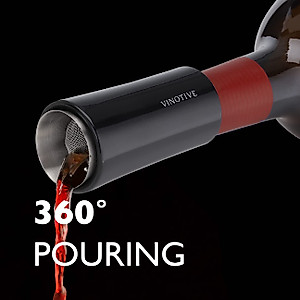 Vinaer Wine Aerator 7 Function Matt Black