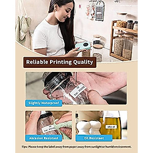 Phomemo Label Maker Machine with Tape D30 Label Makers Portable Bluetooth Mini Labeler,Phone Support,Easy to Use,for Android iOS,Gift for Women Men,Organization Decoration(USB Rechargeable)-Turquoise