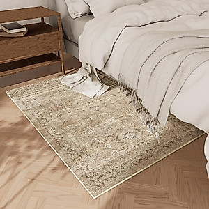 Washable Door Mat Indoor Entrance: 2'x3' Small Entryway Rug Boho Area Rugs Stain Resistance Non Slip Low Pile Soft Throw Rugs for Inside Front Door Floor Kitchen Bedroom Bedside Dorm Room Entry