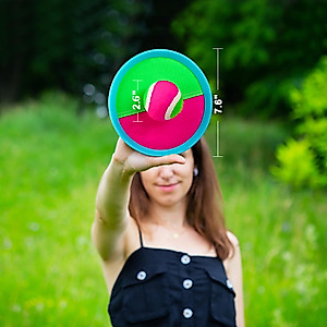 Ayeboovi Toss and Catch Ball Game Outdoor Toys for Kids Games Beach Toys Pool Toys Outdoor Yard Games for 3 4 5 6 7 8 9 10 Year Old Boys Girls Stocking Stuffers Birthday Gifts (Upgraded)