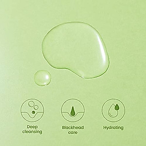 beplain Greenful Vegan Cleansing Oil 6.76 oz | Natural deep cleansing oil for Sensitive & Dry skin | Stubborn Makeup Remover | Gentle pore cleanser | Korean Cleansing Oil | k-beauty