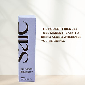 Saie Sunvisor Broad Spectrum SPF 35 Sheer Moisturizer 1.35 oz