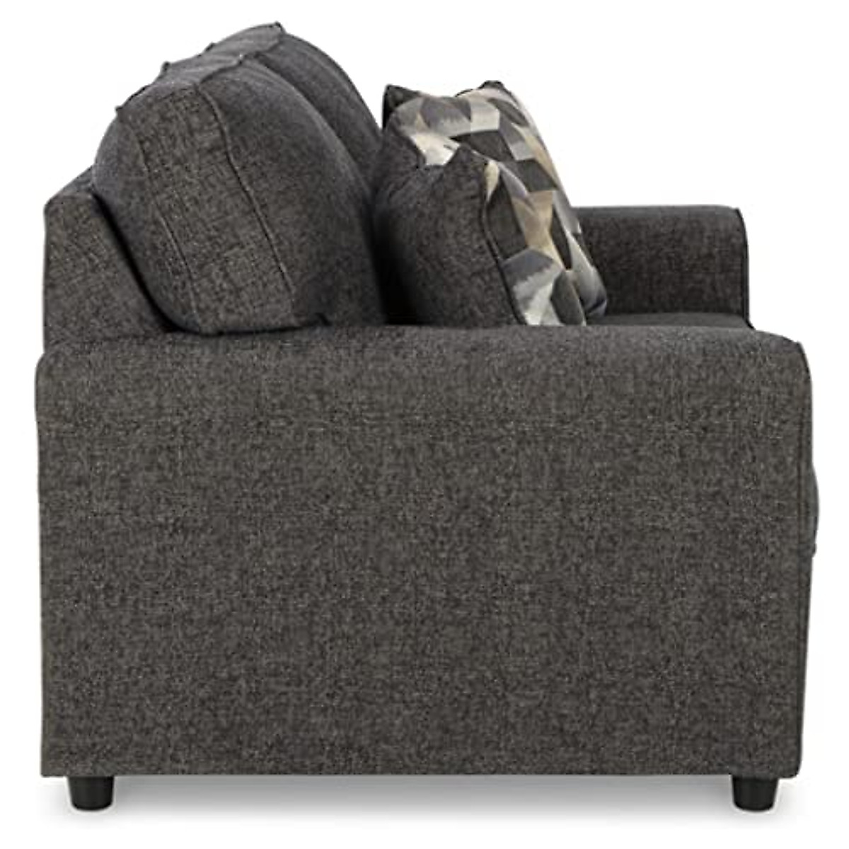 Signature Design by Ashley Cascilla Casual Loveseat, Dark Gray