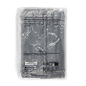 Lirex Medium and Large Handbag Hanging Organizer, 6 Pockets Foldable Hanging Purse Organizer Oxford Cloth Handbag Storage Hanger Universal Fit Closet Organizer for Family Closet Bedroom, Grey