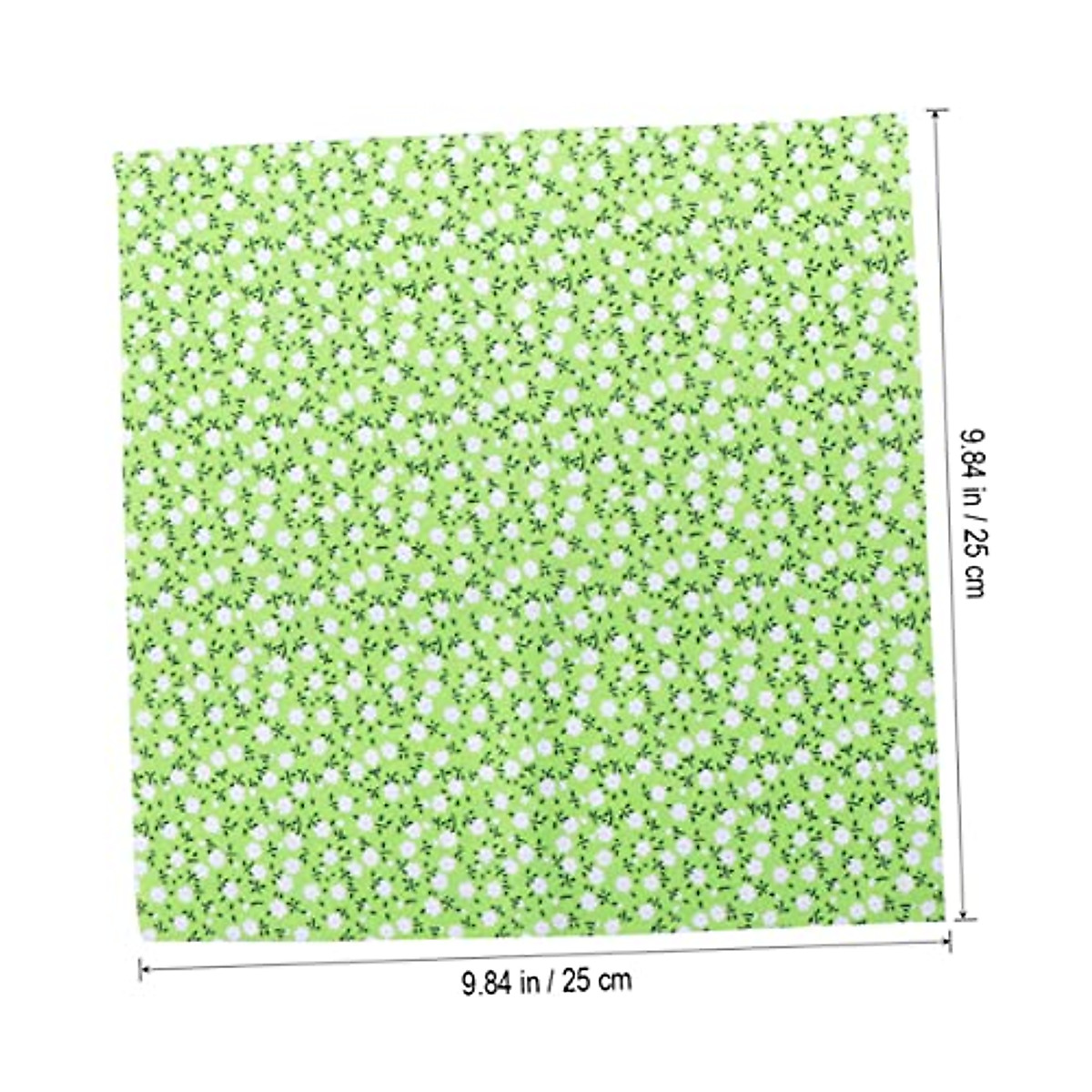 7pcs Cotton Percale Sheets Quilting Fabric Linen Bed Sheets Embroidery Fabric Flower Quilting Fabric Fat Quarter Bundles Cotton Square Cotton Fabric Square Cotton Cloth Craft Cloth